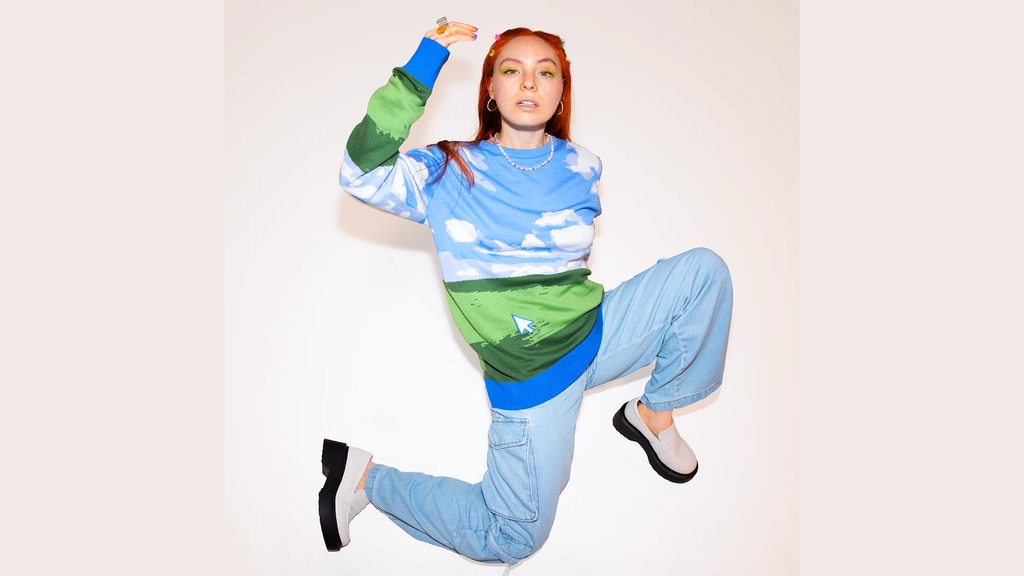 Microsoft's 2023 ugly sweater lets you wear the famous Windows XP ...