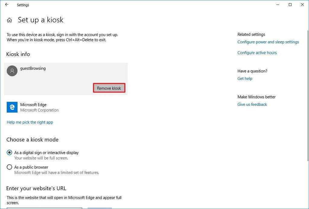 How to set up kiosk mode on Windows 10 October 2018 Update | Windows ...