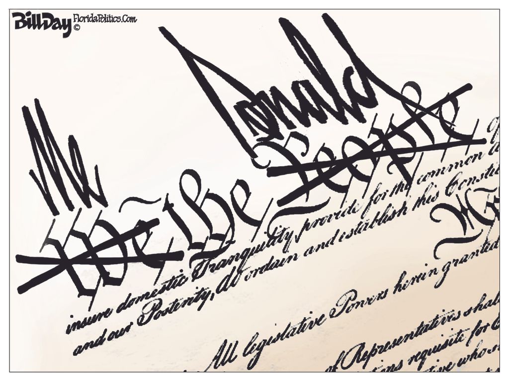 Political Cartoon U.S. Trump constitution Mueller report no collusion ...