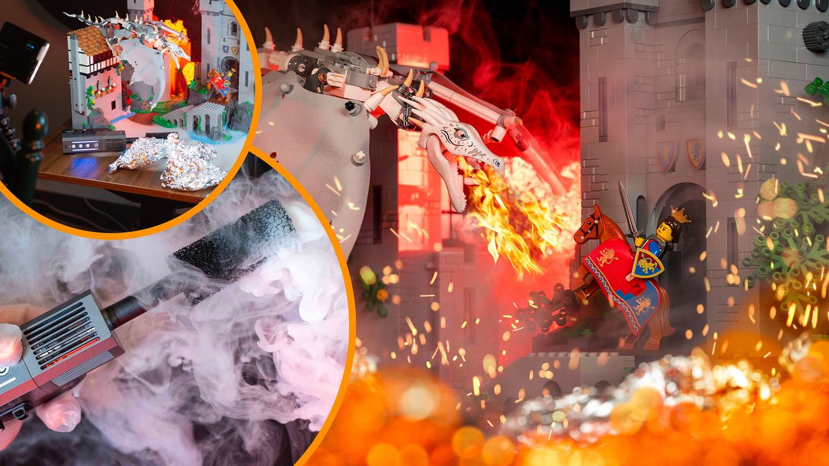 I used a smoke machine to photograph Lego and the results are cinematic ...