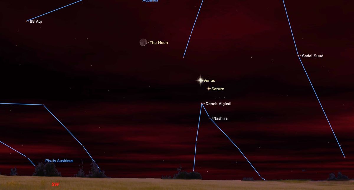 See Venus and Saturn snuggle in the sky Sunday (Jan. 22) | Space