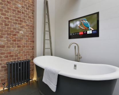 Bathroom TV ideas - how to add a screen to your spa in style | Livingetc