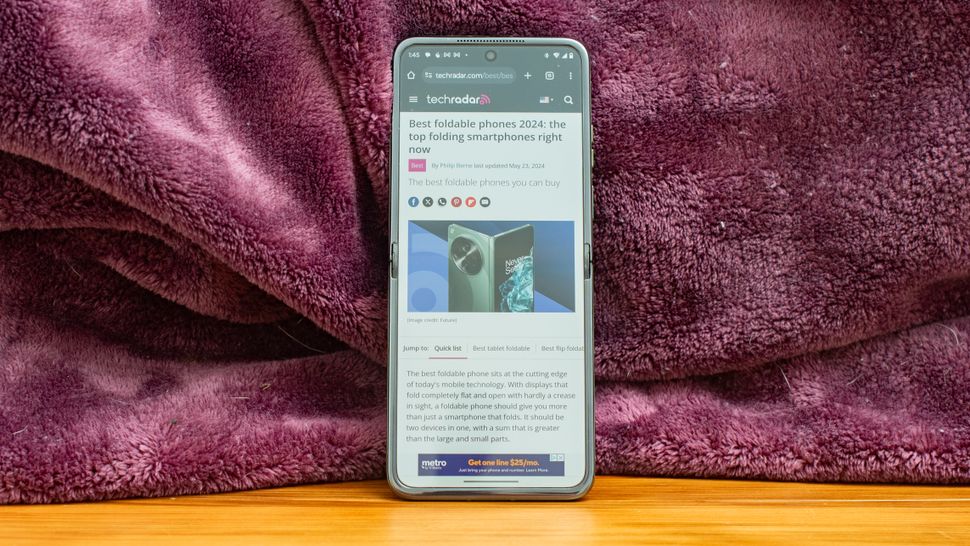 Motorola Razr Plus 2024 review: taking cool just a bit too far | TechRadar