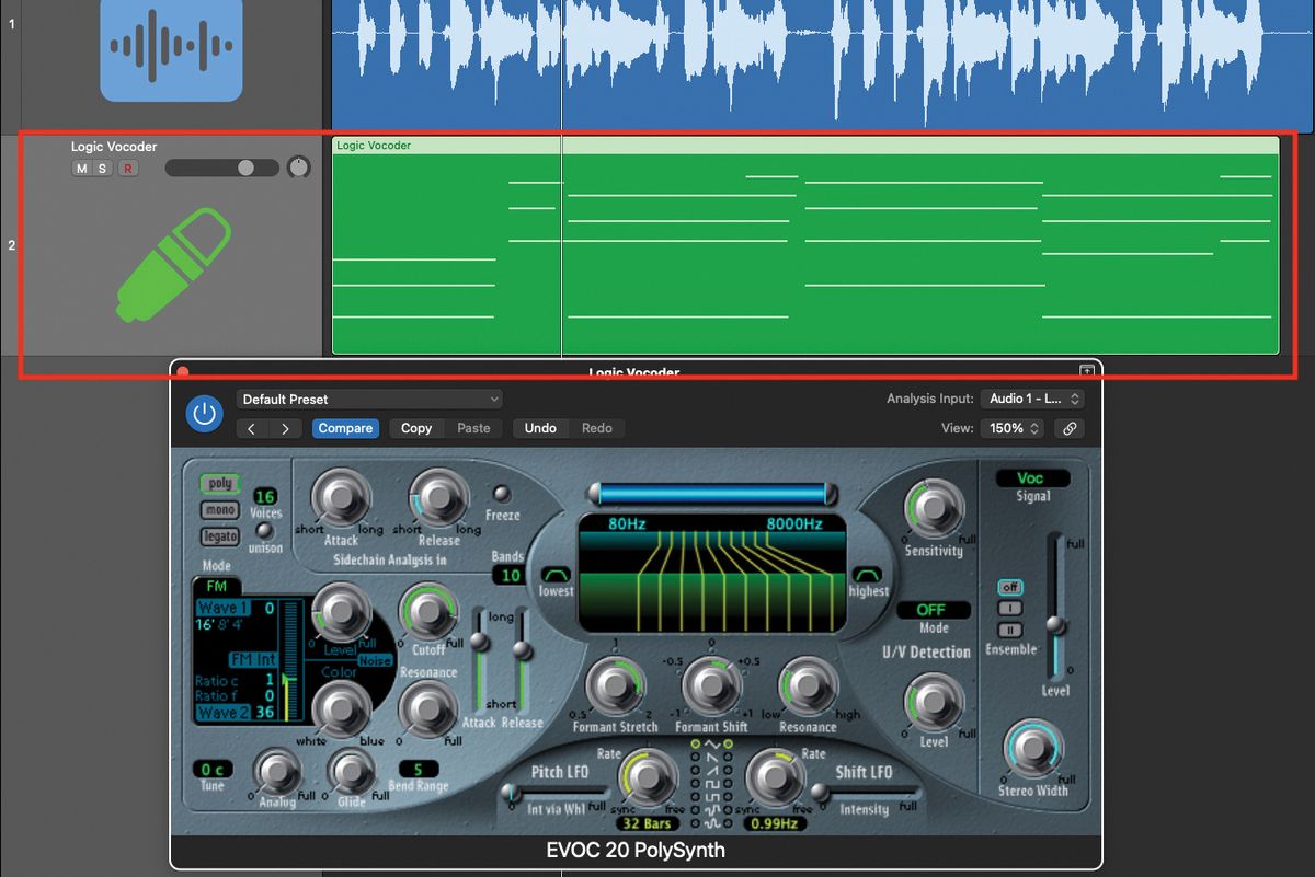 "Most DAWs include some form of vocoder plugin, so why not use what you ...