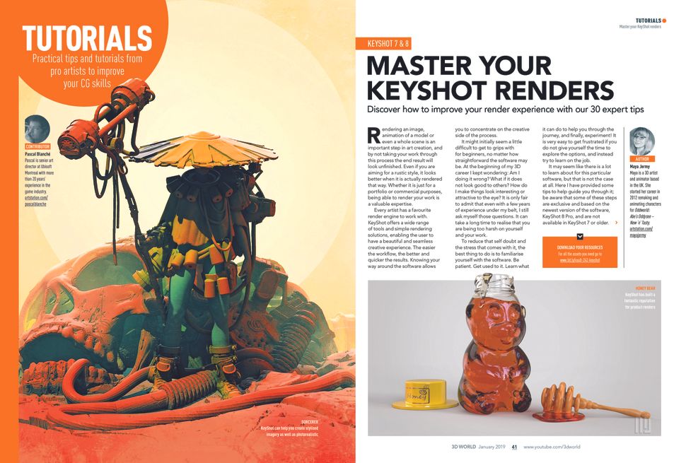 Master Keyshot renders with 3D World 242 | Creative Bloq