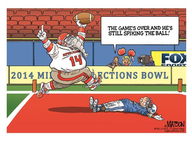 Political cartoon GOP midterm elections | The Week