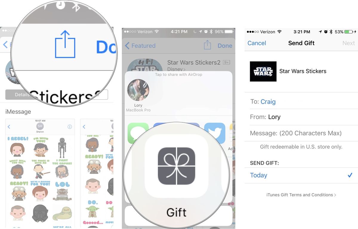 How to send an iMessage sticker pack as a gift | iMore