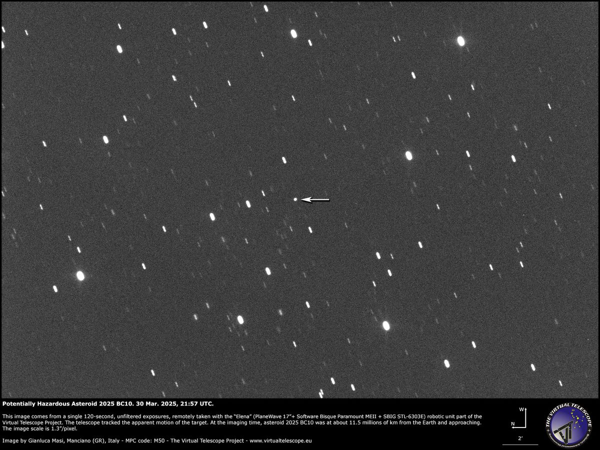 Watch 'potentially hazardous' asteroid fly near Earth on April 5 in ...
