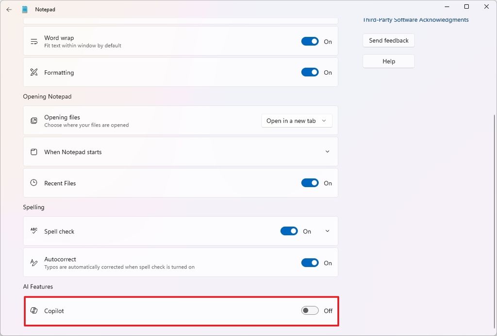 How to disable AI in Notepad on Windows 11 for a classic experience - Software News - Nsane Forums