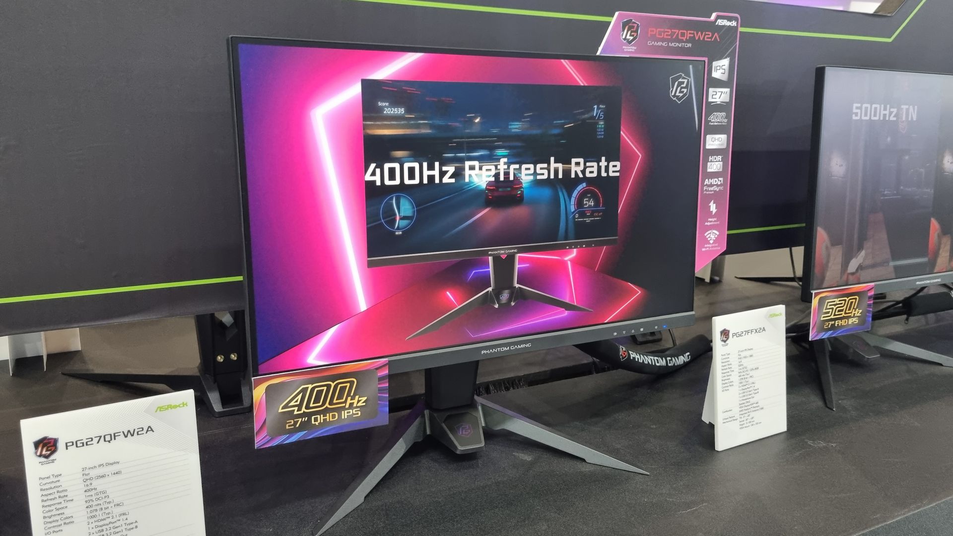 ASRock outs new 400 Hz 1440p gaming monitor and we're hopeful the price ...