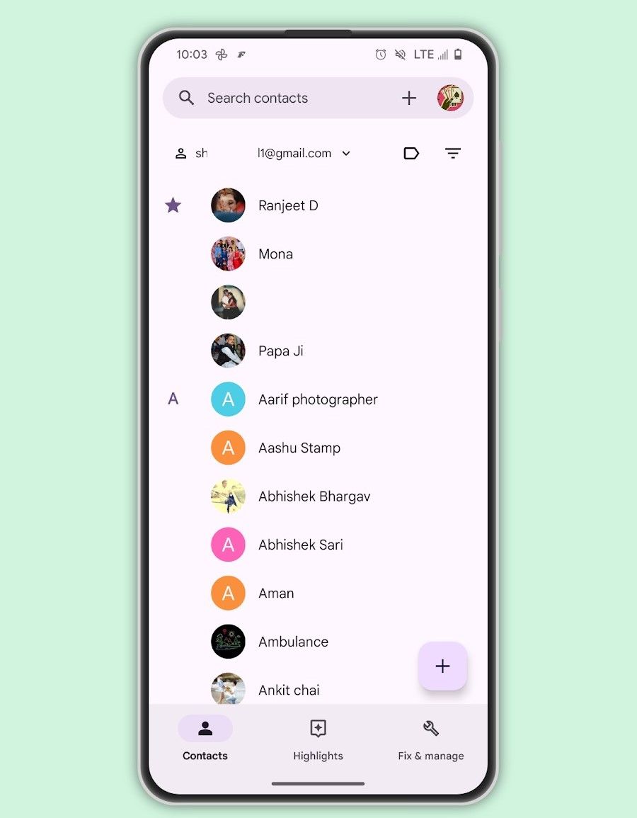 Google Contacts widget may soon display the latest message someone sent ...