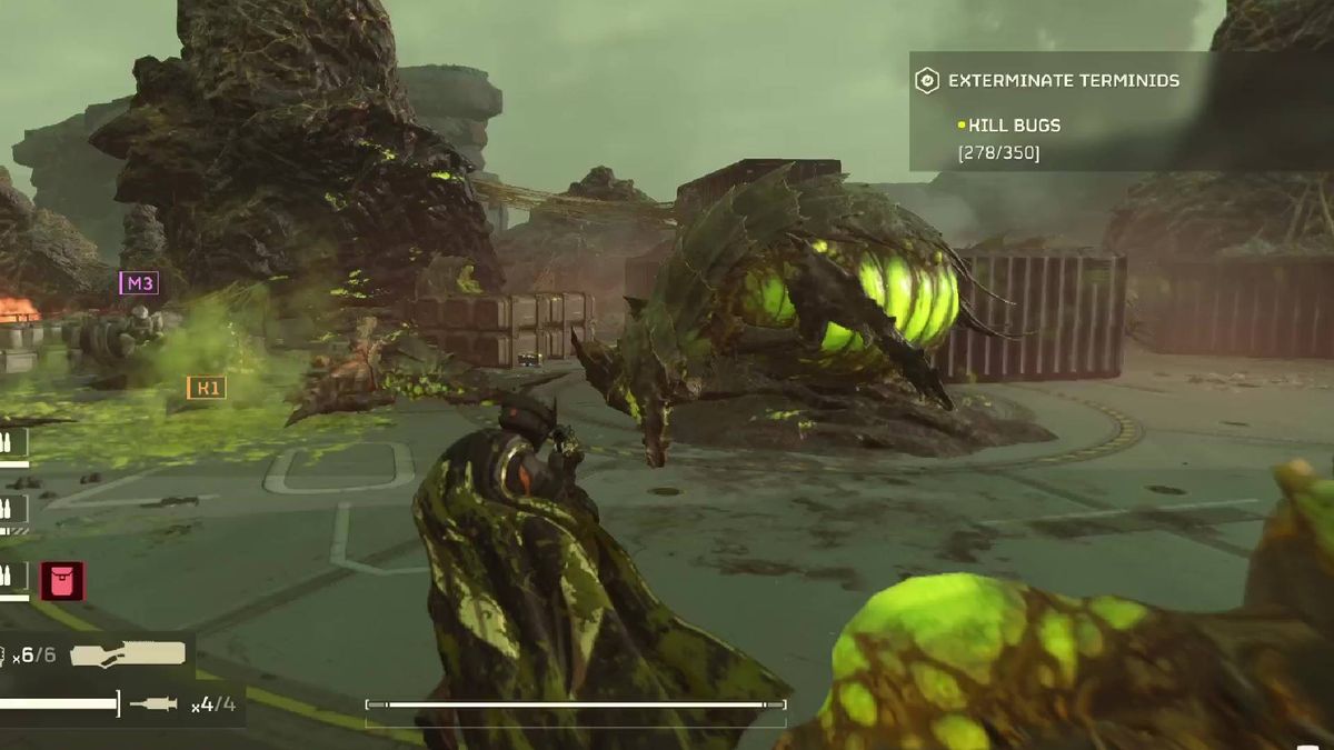 Helldivers 2 Bile Spewers and how to kill them | GamesRadar+ Helldivers 2 Bile Spewers and how to kill them | GamesRadar+