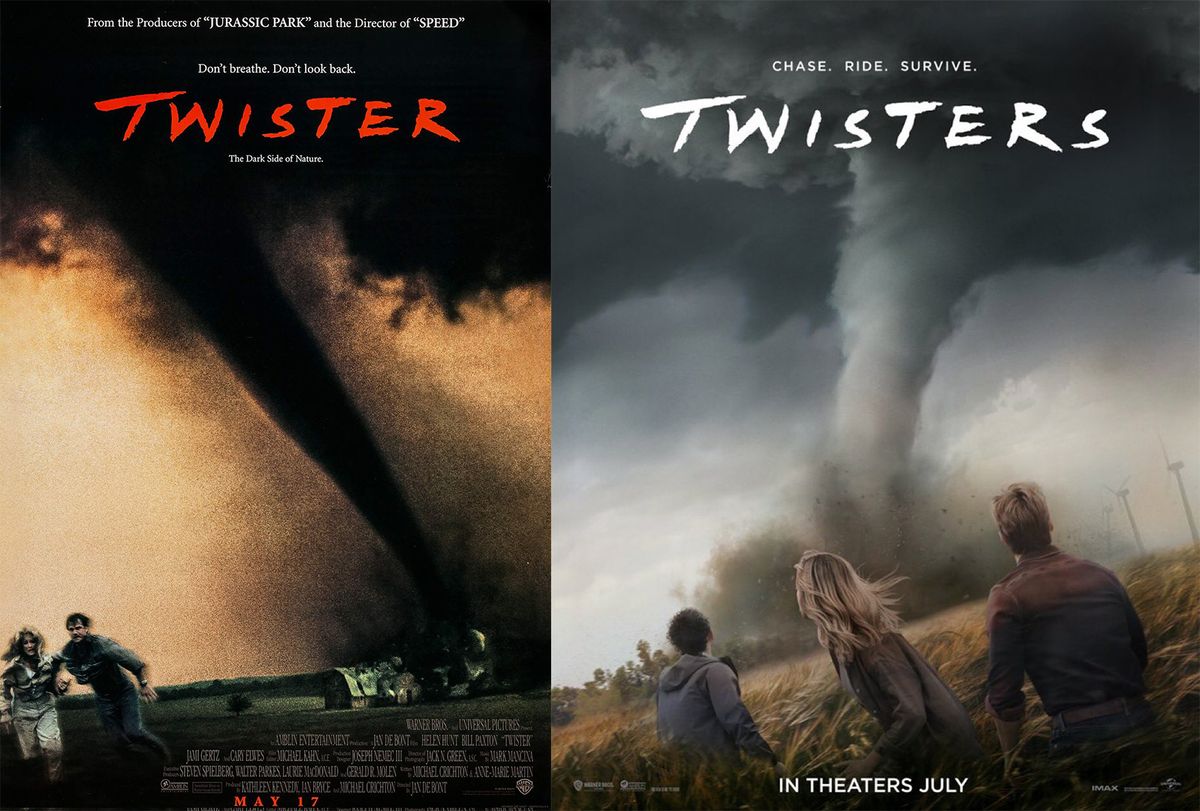 New Twisters poster is an unwelcome spin on the original | Creative Bloq