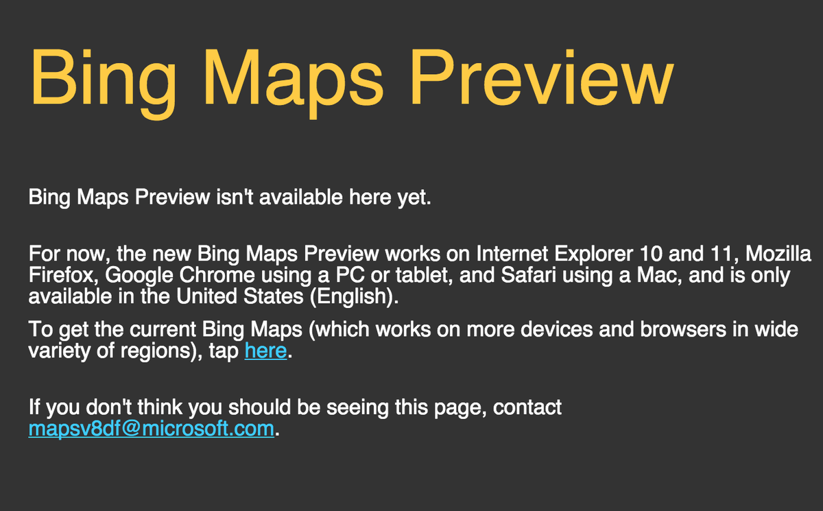 Microsoft site points to new Bing Maps experience, upcoming preview ...