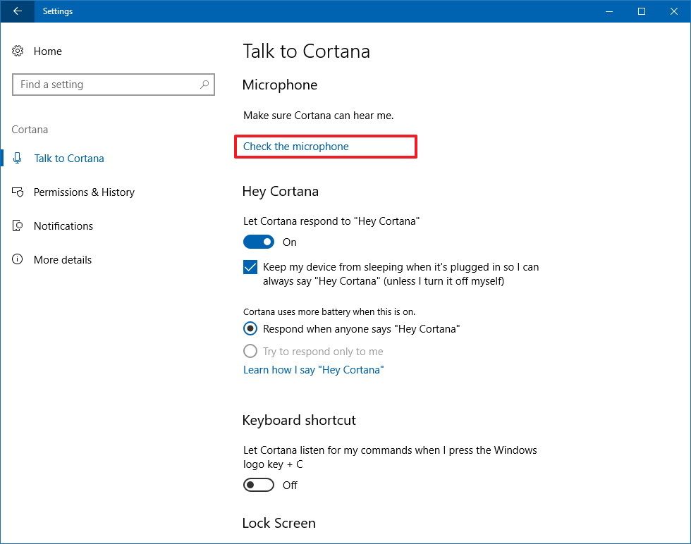 How to manage Cortana settings on the Windows 10 Fall Creators Update ...
