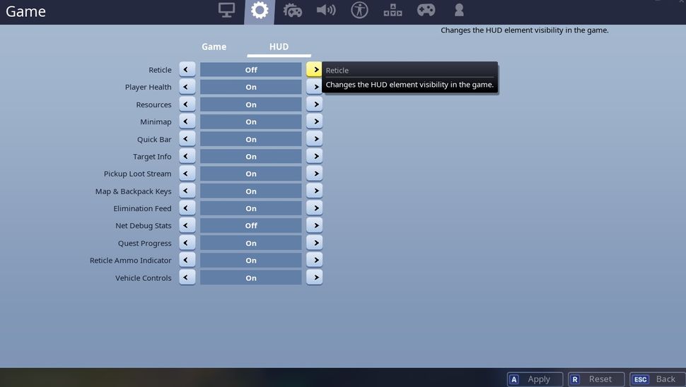 How to turn off the Fortnite ammo reticle | PC Gamer