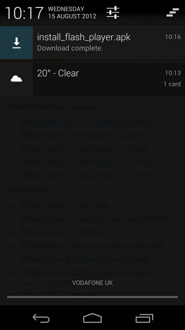 How to manually install Adobe Flash Player on your Android device ...