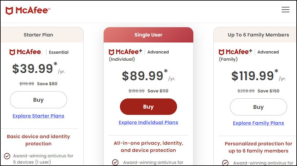McAfee Antivirus solutions review | TechRadar