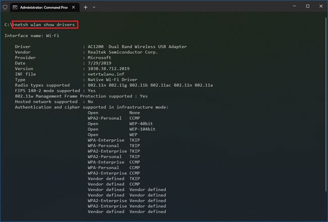 How To Manage Wireless Networks With Command Prompt On Windows 10 Windows Central