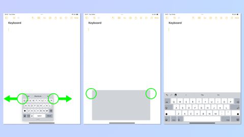 How to make your iPad keyboard larger | Tom's Guide