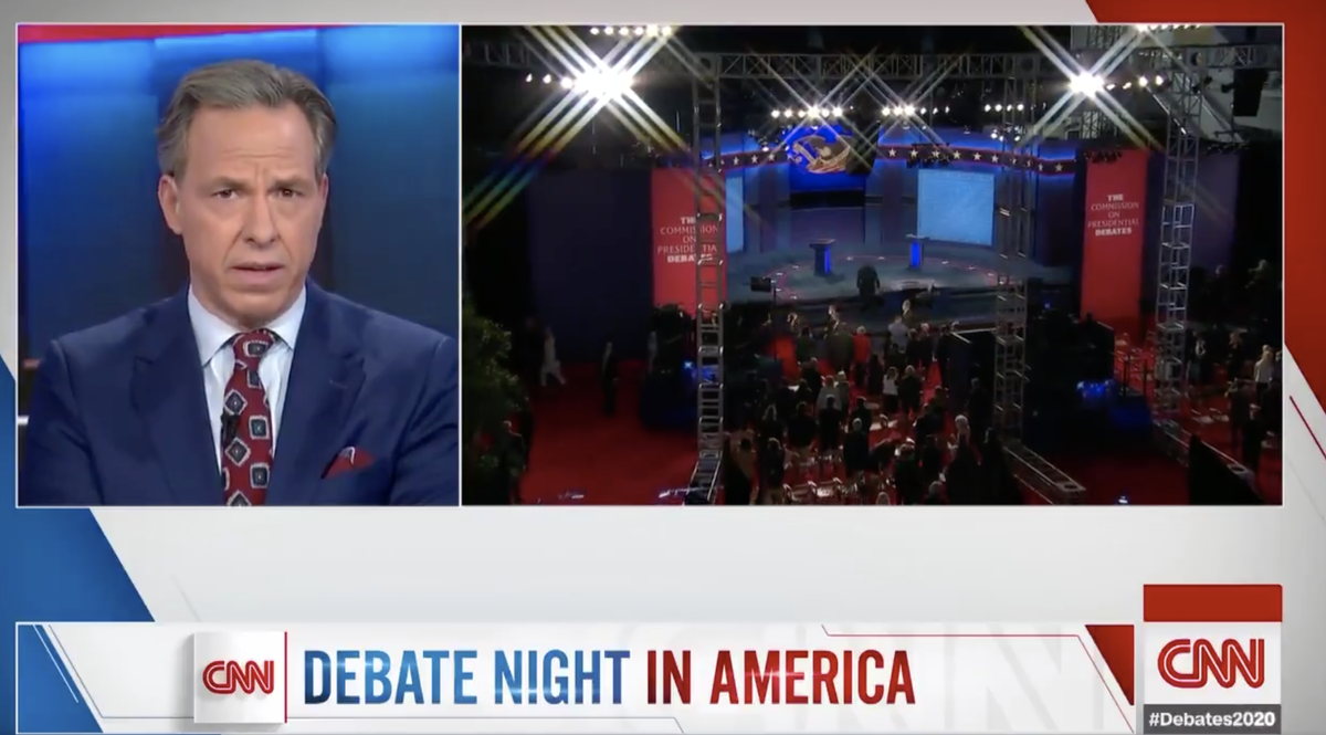 CNN's Jake Tapper declares the debate 'a hot mess inside a dumpster ...