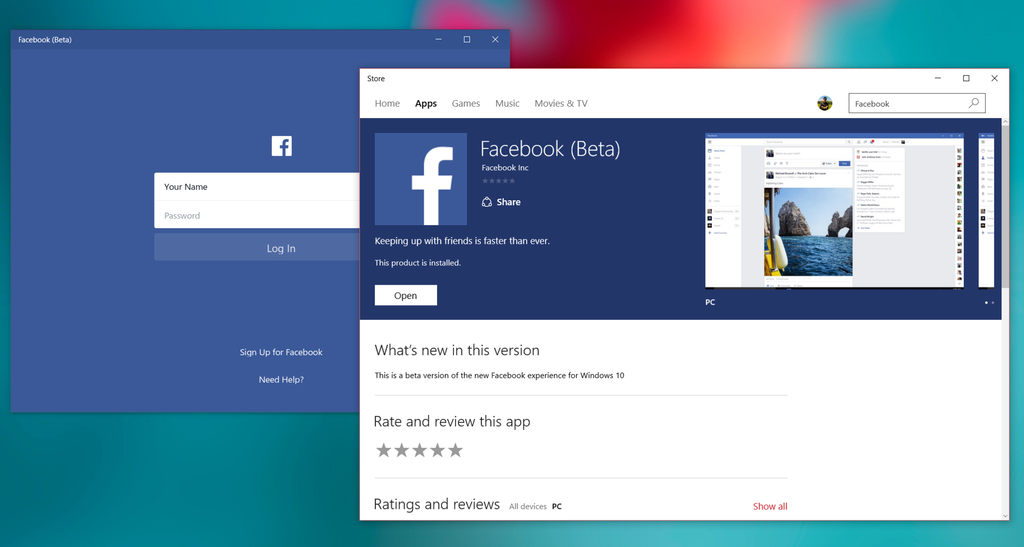 The Facebook Windows 10 app for PC may be an iOS port, but it's not ...