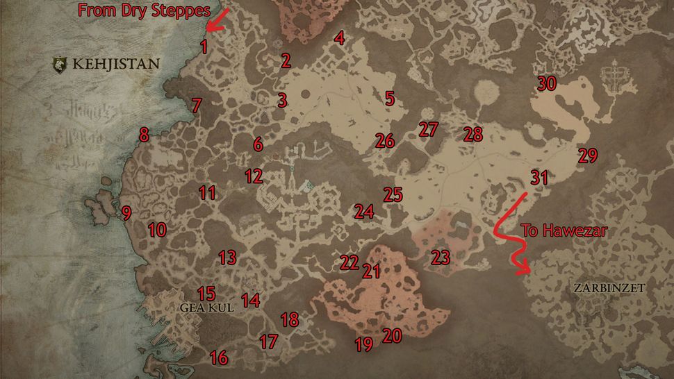 All Diablo 4 Altar of Lilith locations | PC Gamer