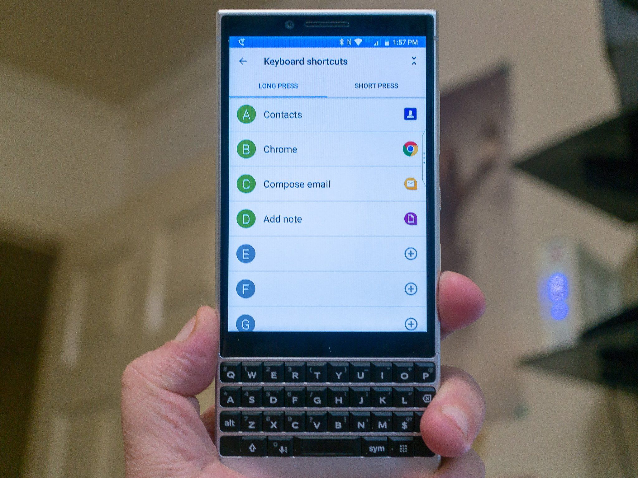 How to use the Speed Key and BlackBerry KEY2 keyboard shortcuts ...