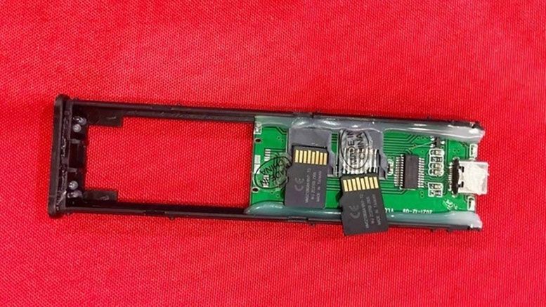 Fake External M.2 NVMe SSD Has MicroSD Cards Inside | Tom's Hardware