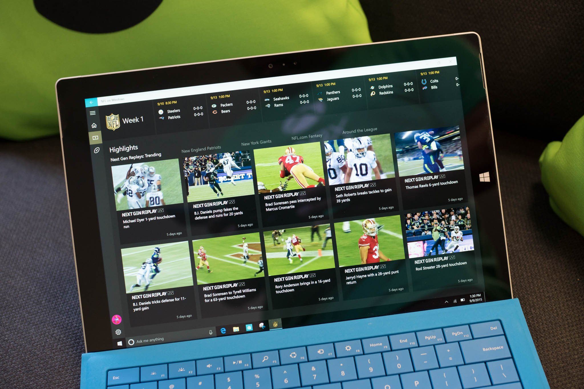 Follow the football season with the official NFL app for Windows 10 and ...