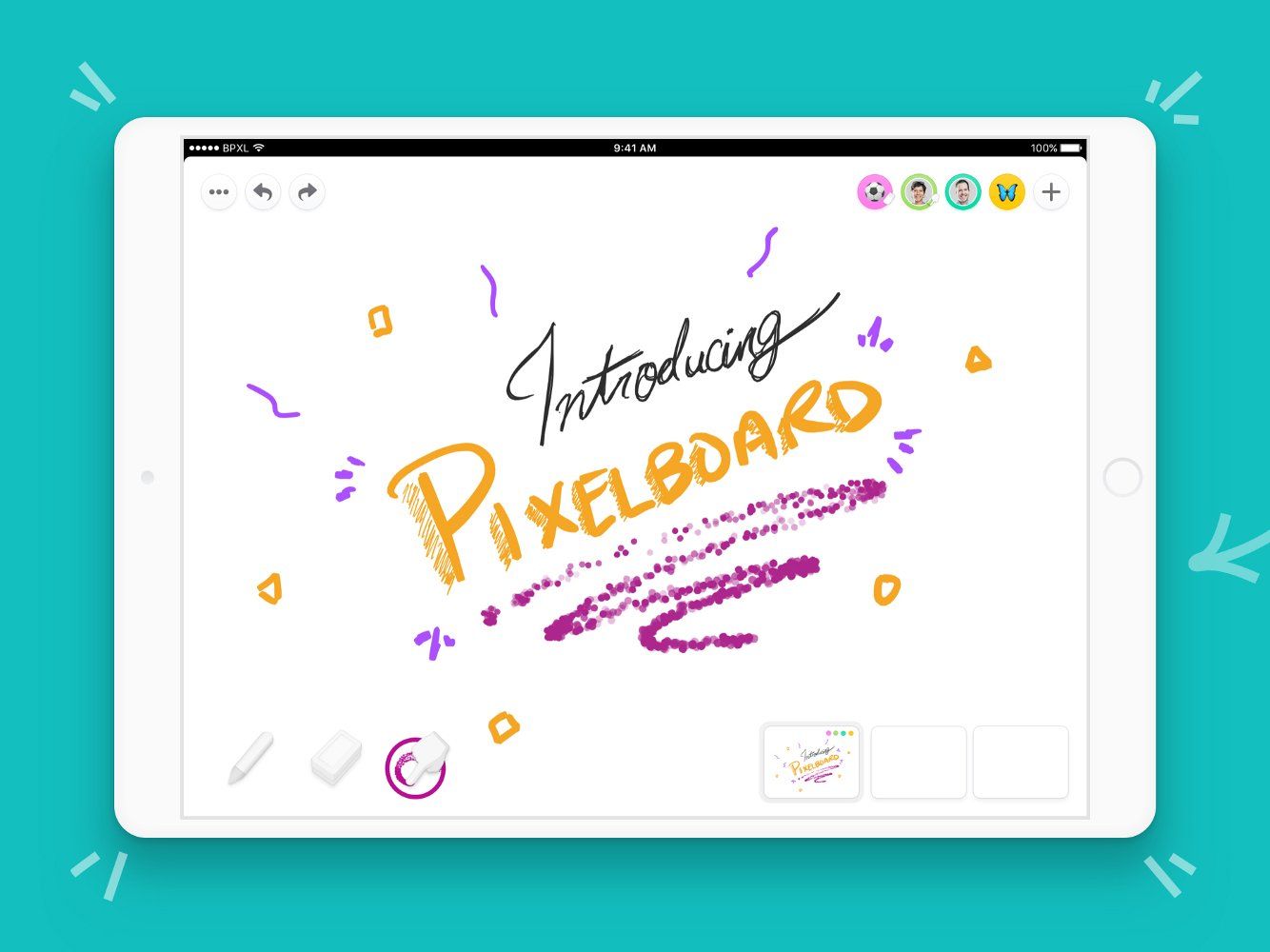 This iPad app lets you collaborate on a virtual whiteboard in real time ...