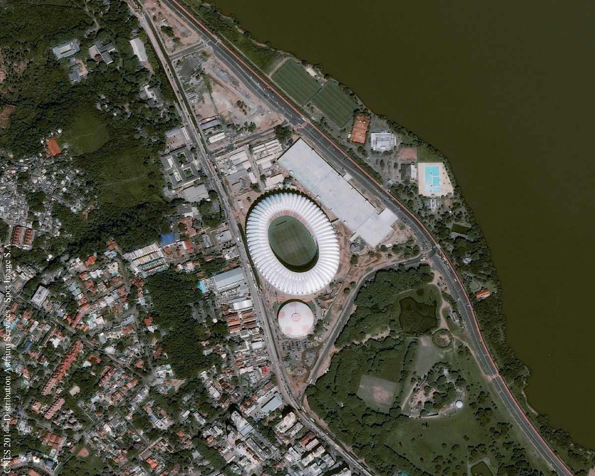World Cup 2014 Stadiums in Brazil Seen from Space (Photos) | Space