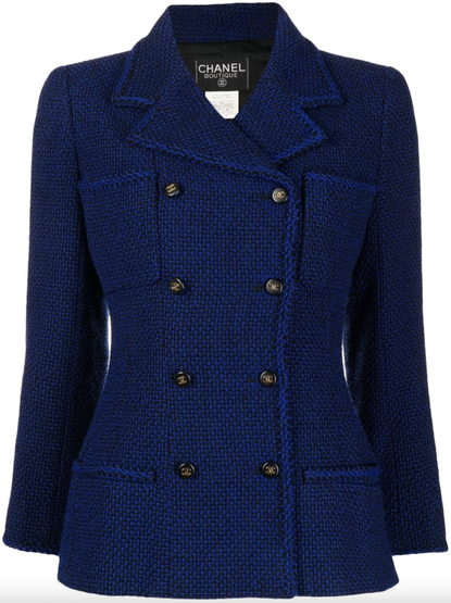 Princess Kate Dazzled in a Royal Blue Vintage Chanel Blazer | Marie Claire