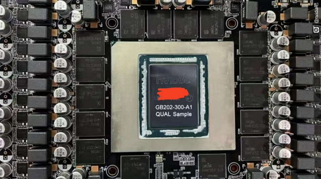 Nvidia's unreleased RTX 5090 pictured with huge GPU die, sports 32GB of ...