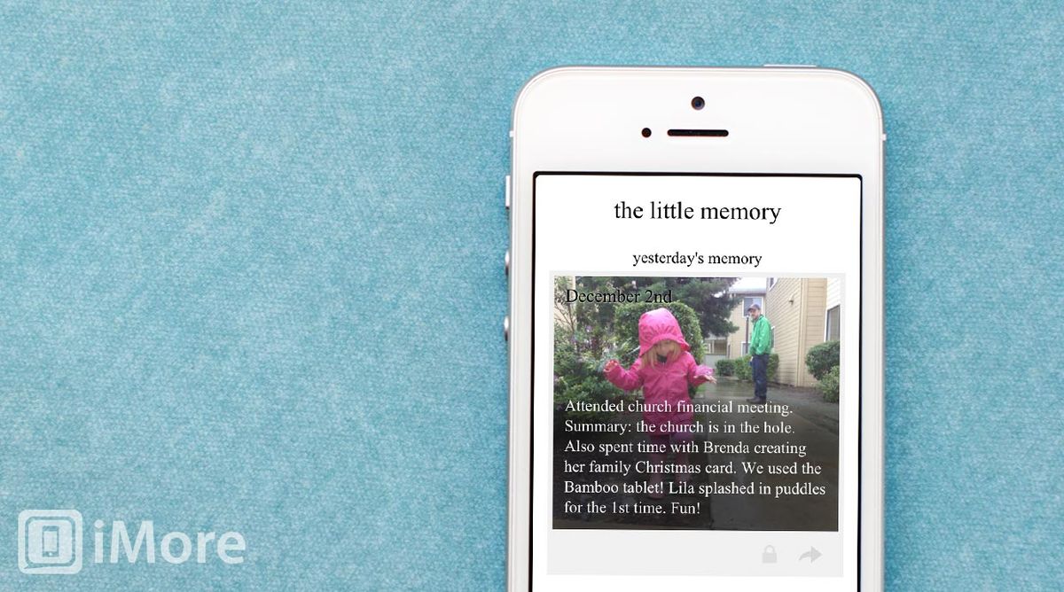 Create a time capsule of your life with little memory for iPhone | iMore