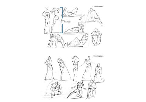 Speed draw: Draw a figure in under 3 minutes | Creative Bloq