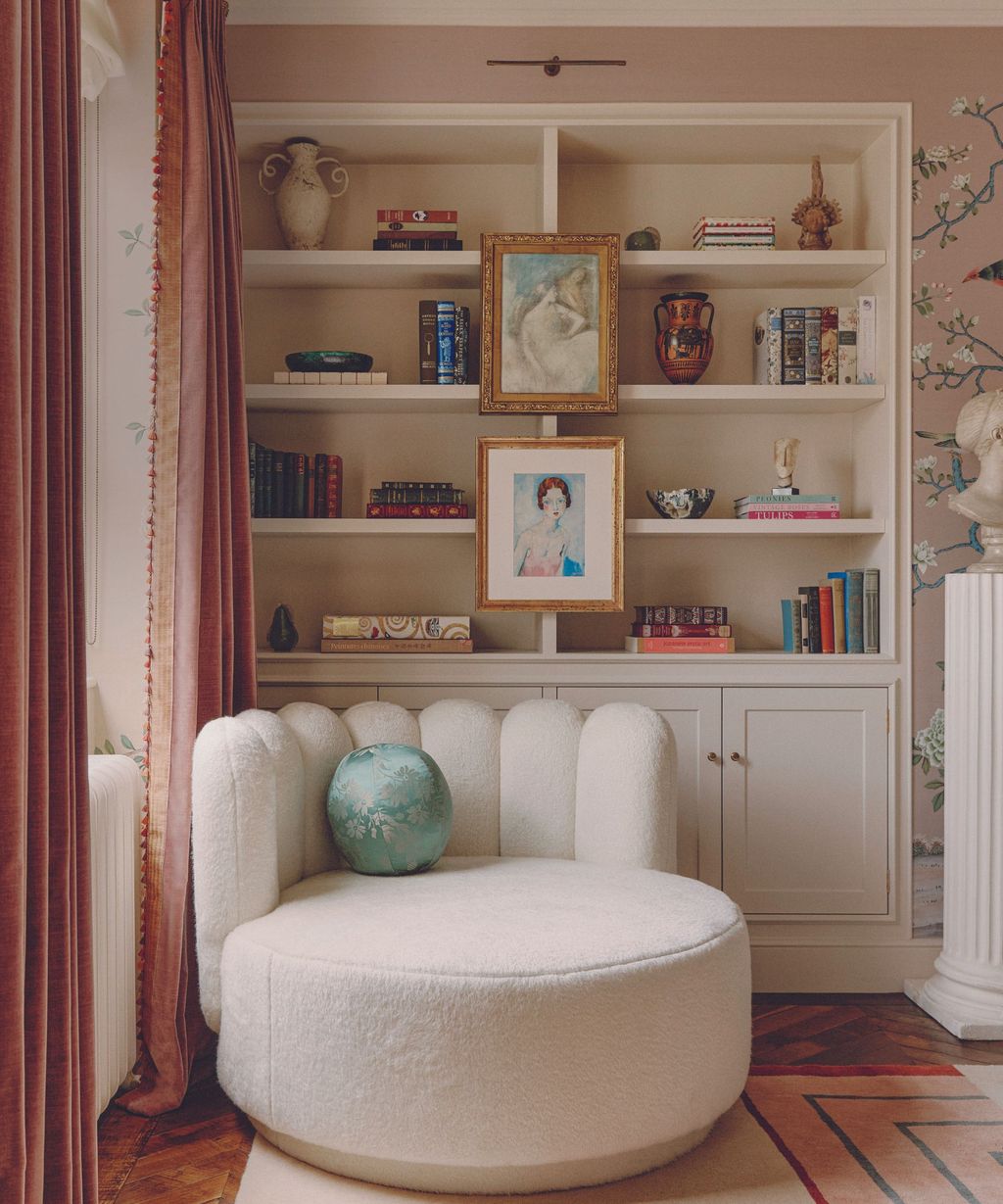 This small London apartment is a jewel box of color and pattern, filled ...
