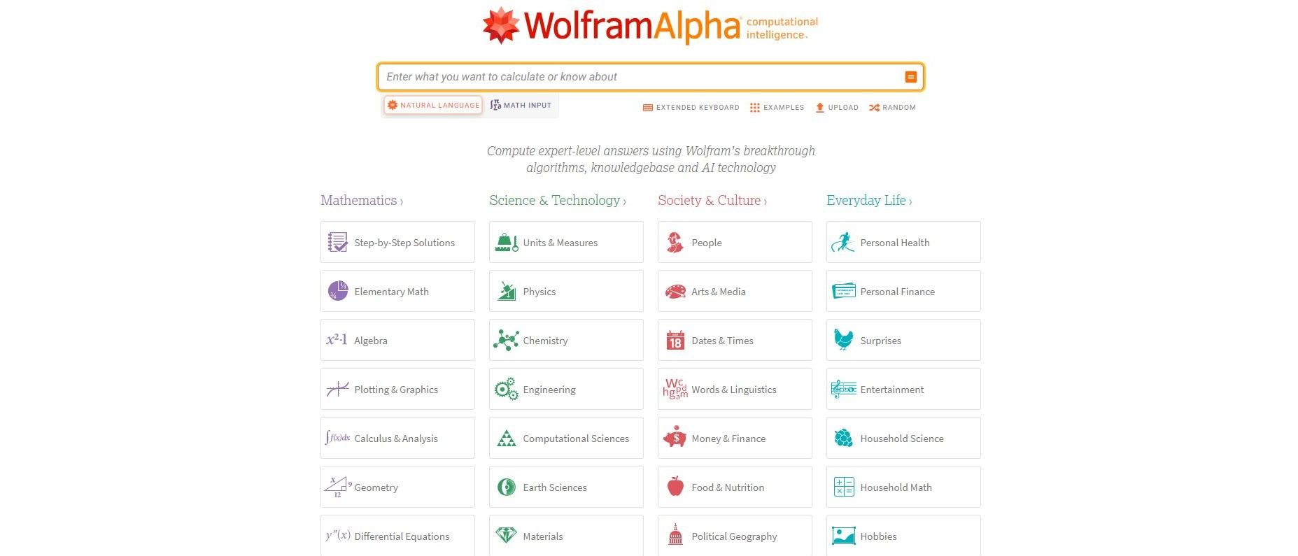 Wolfram Alpha search engine review | TechRadar