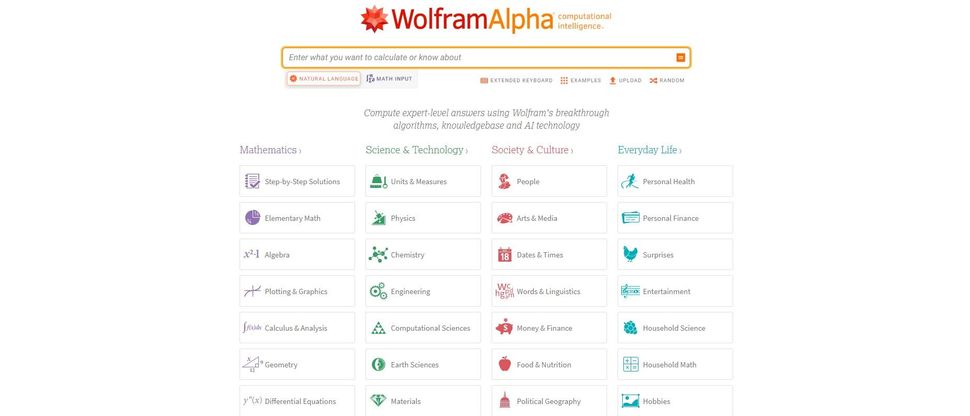 Wolfram Alpha search engine review | TechRadar