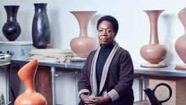 Simone Brewster evokes a forest of cork in central London | Wallpaper
