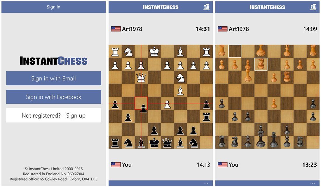Instant Chess, an online board gaming experience and today's AdDuplex ...