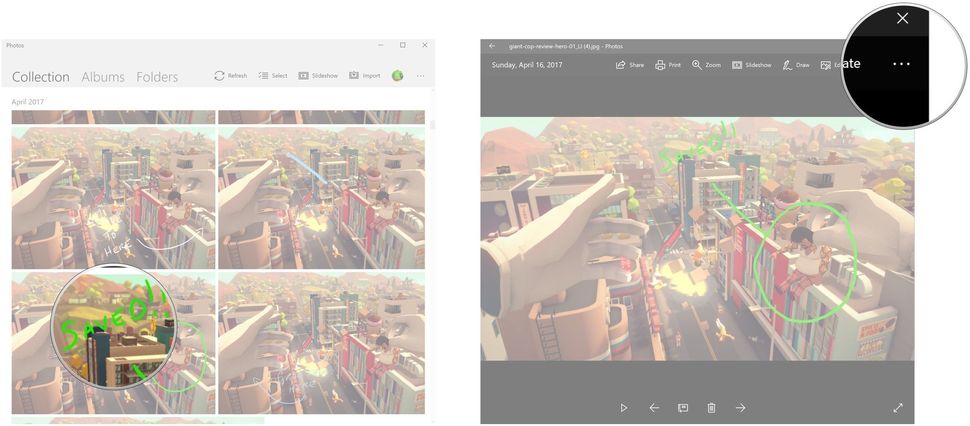 How to create living images with the Photos app in Windows 10 Creators ...
