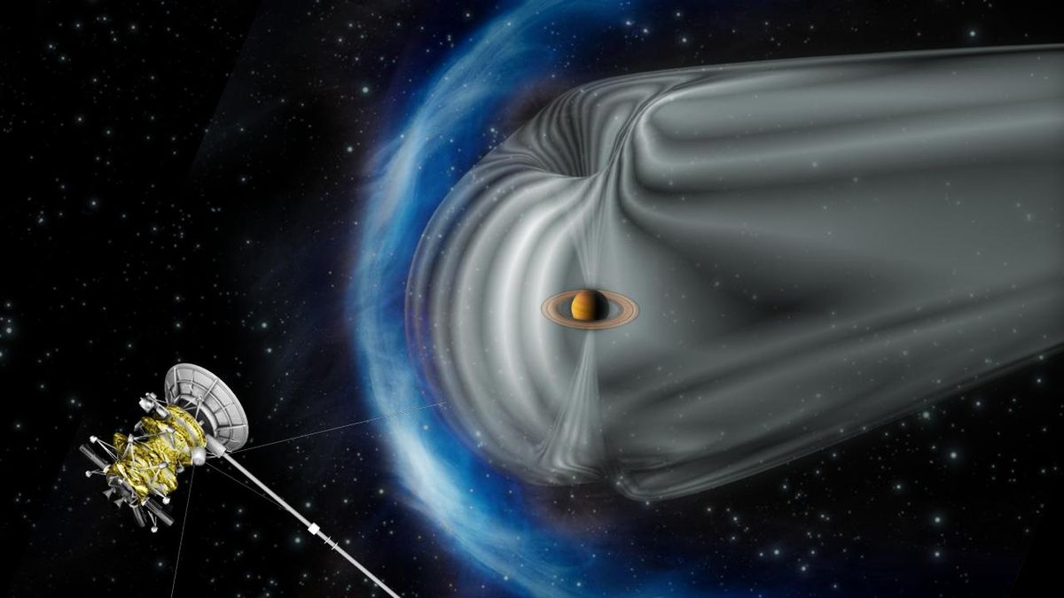 Cassini Spacecraft Spots Particle Accelerator At Saturn Space