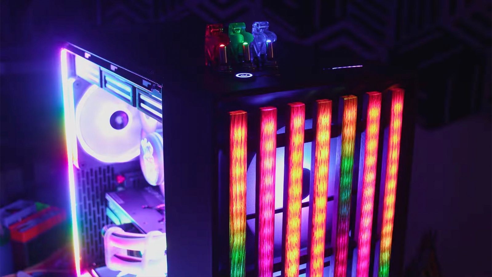 Modder adds so much RGB to a Fractal Design North XL PC build that even ...