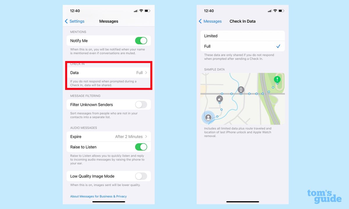 How to use the Check In feature in iOS 17 | Tom's Guide