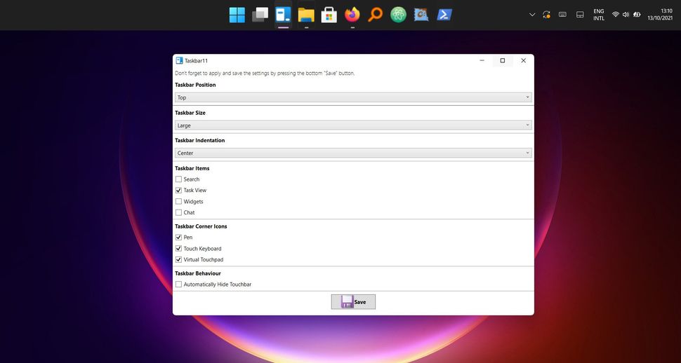 This free app lets you move the Windows 11 Taskbar to the top of the ...