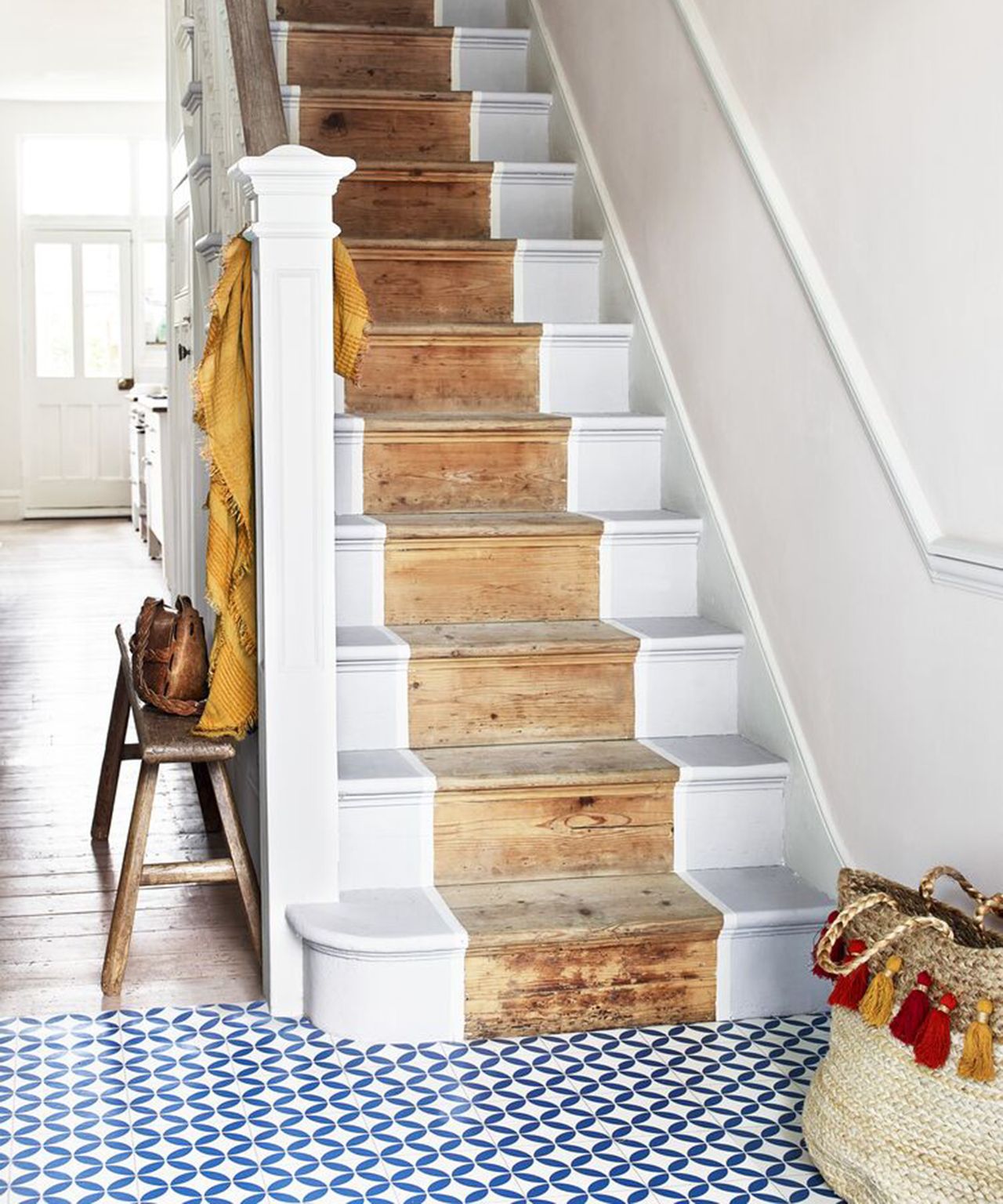 Staircase paint ideas – 17 colorful designs to upgrade your stairs ...