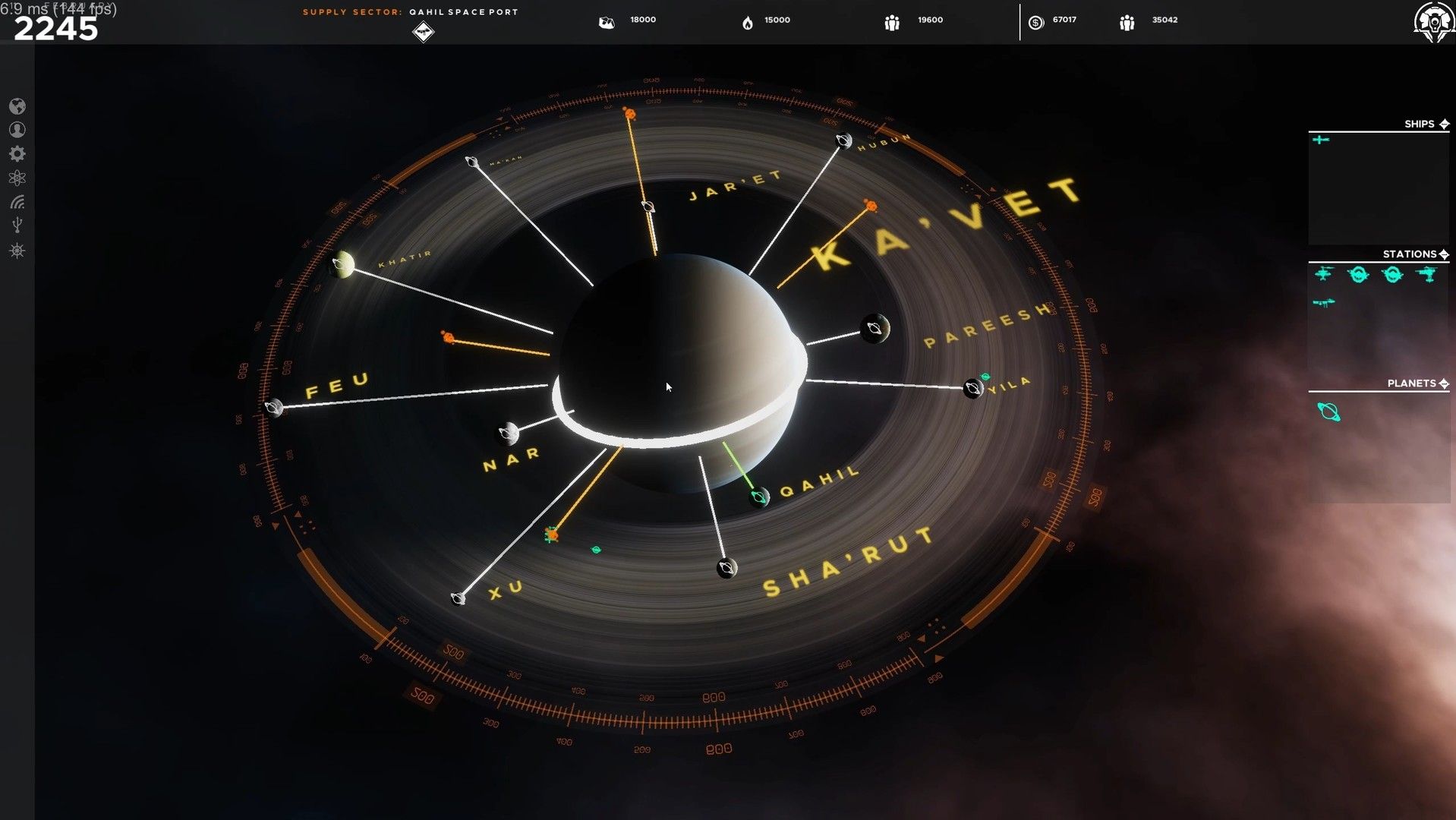 Spaceship RTS Falling Frontier looks like The Expanse in a very good ...