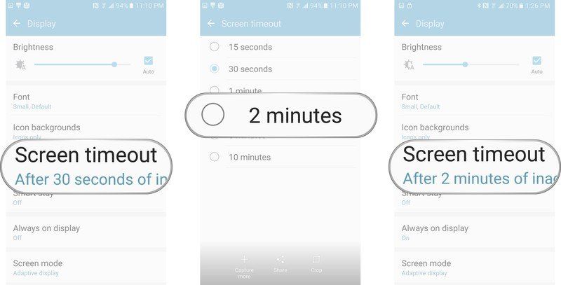 How to change screen timeout on the Samsung Galaxy S7 | Android Central