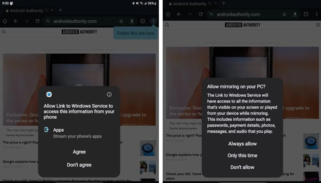 Samsung simplifies Link to Windows app mirroring in One UI 6.1.1 | Android Central